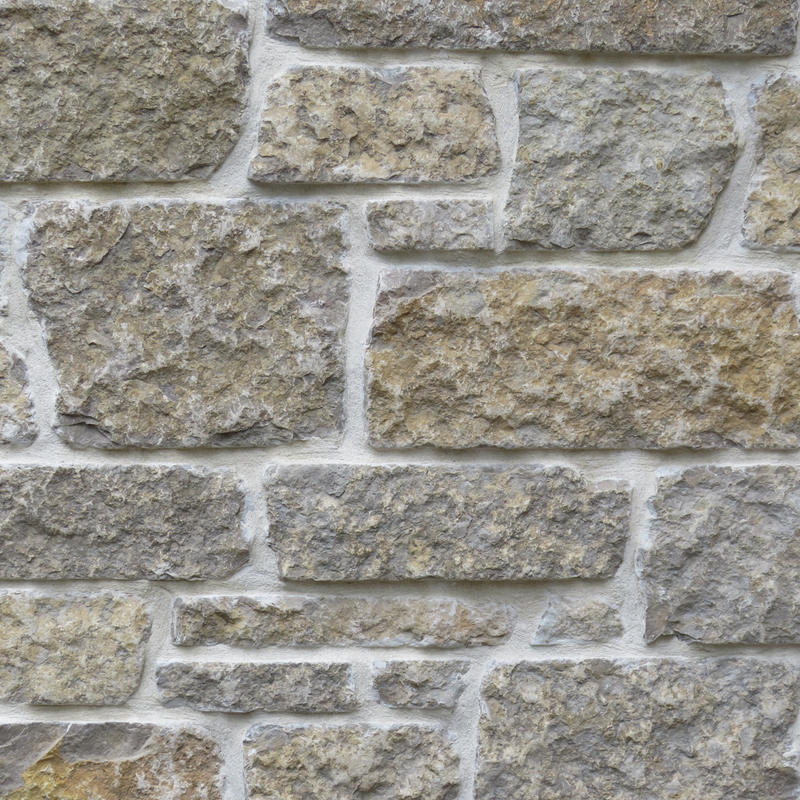 Harvest Gold Limestone Sawn Height Tumbled - Thin Stone Veneer - Corne