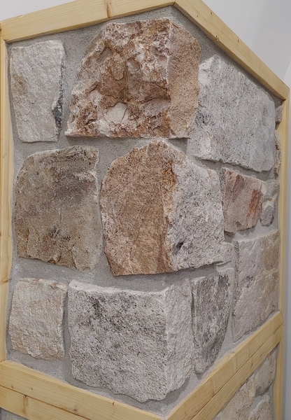 Weathered Face Sandstone Guillotined Squares & Recs Full Color Blend ...