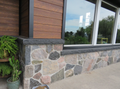 2-1/4x12 Coping Stone with Rock Face - Available in Weatheredge Limest