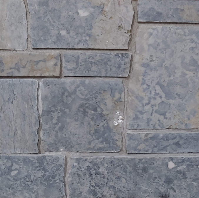 Weatheredge Limestone Bed Face Thin Veneer - Sawn Face Sawn Height - F