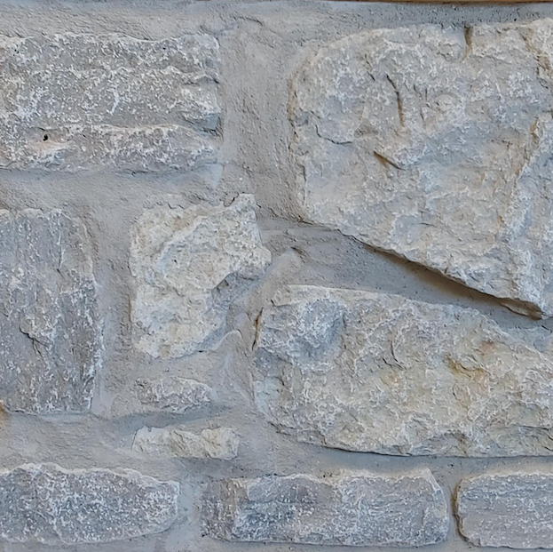 Weatheredge Limestone - Split Face Olde Mill Blend - Tumbled - Full Be